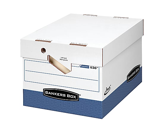 Bankers Box Presto Heavy Duty Storage Boxes LetterLegal Size 15 x 12 x ...