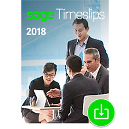 Sage Timeslips 2018 Sage Timeslips 2018 Time and Billing 5-User (Windows)