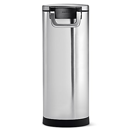 simplehuman Pet Food Can 1183.5 Oz Brushed Silver - Office Depot