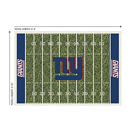Imperial NFL Homefield Rug 4 x 6 New York Giants - Office Depot