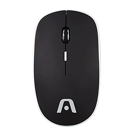 Argom Tech 2.4GHz Wireless Optical Mouse Full Size Black - Office Depot