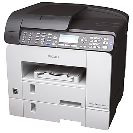 Ricoh Aficio SG 3100SNW Wireless Color GelSprinter Multifunction ...