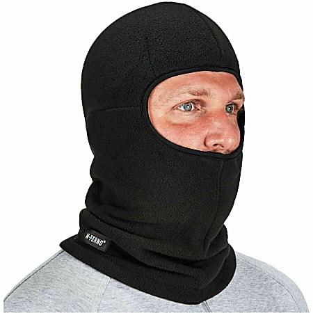 Ergodyne N Ferno 6893Z Zippered Balaclava Face Masks One Size Black ...