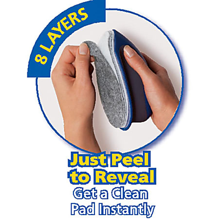 EXPO Dry Erase Felt Eraser Replacement Pad Precision Point - Office Depot