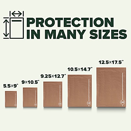 Scotch Padded Mailers Size 2 10 12 x 9 Kraft Pack Of 50 Mailers ...