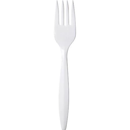 Dixie Bulk Case Plastic Forks White Case Of 1000 - Office Depot