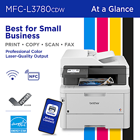 Brother MFC L3780CDW Wireless Digital Laser Color All In One Printer ...