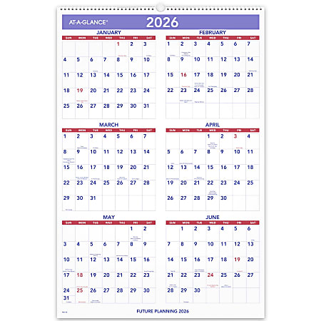 2025 AT A GLANCE Monthly Wall Calendar 20 x 30 Traditional January 2025 ...