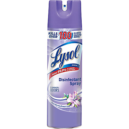 Lysol Disinfectant Aerosol Spray Early Morning Breeze Scent 19 Oz Can ...