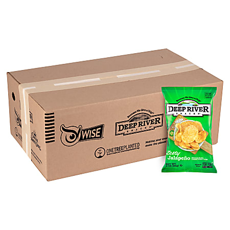 Deep River Snacks Potato Chips Zesty Jalapeno Kettle 2.0 Oz Case Of 24 ...