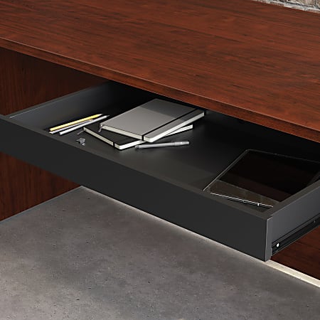 Sauder Pencil Drawer For Affirm Desks 3 H x 28 W x 16 13 D Black ...