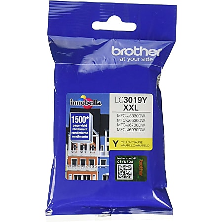 Brother LC3019I Yellow Extra High Yield Ink Cartridge LC3019Y - Office ...