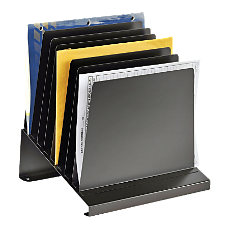 MMF Industries Slanted Vertical Organizer 8 Compartments 12 x 11 x 9 14 ...