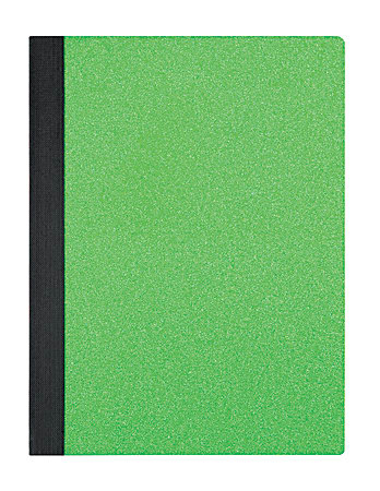 Office Depot Glitter Composition Book 7 14 x 9 34 Wide Ruled 200 Pages ...