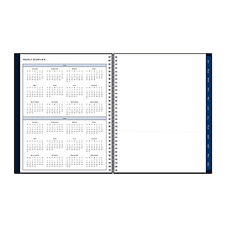 2025 Blue Sky WeeklyMonthly Planning Calendar 8 12 x 11 PassagesSolid ...