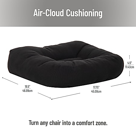 Mind Reader Air Cloud Booster Seat Cushion With Carry Handle 4 12 H x ...