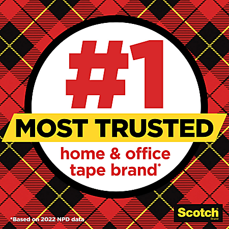 Scotch Transparent Tape 34 in. x 1296 in. 6 Tape Rolls Clear Back to ...