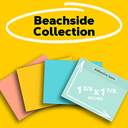 Post it Notes 1.38 x 1.88 in 24 Bulk Mini Sticky Note Pads 100 ...