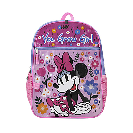 Bioworld Minnie Mouse Backpack With Lunch Bag Utility Case Key Chain ...