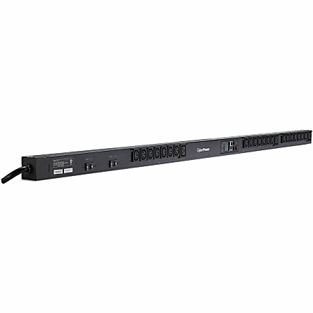 CyberPower PDU41105 200 240 VAC 30A Switched PDU 24 Outlets 24 ft NEMA ...