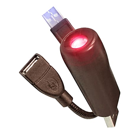 BlissLights StarPort USB Laser Light Red - Office Depot