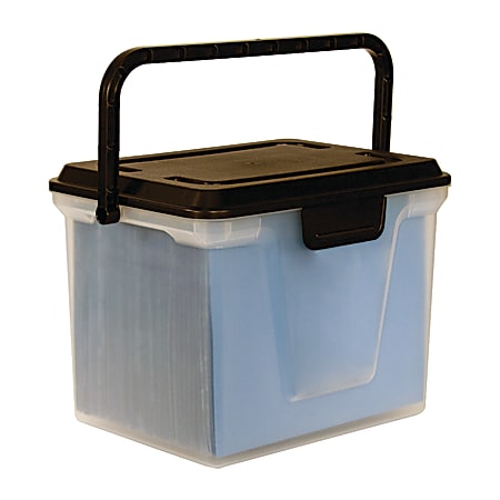 Office Depot Brand Portable File Box 10 1116 H x 14 1116 W x 10 38 D ...