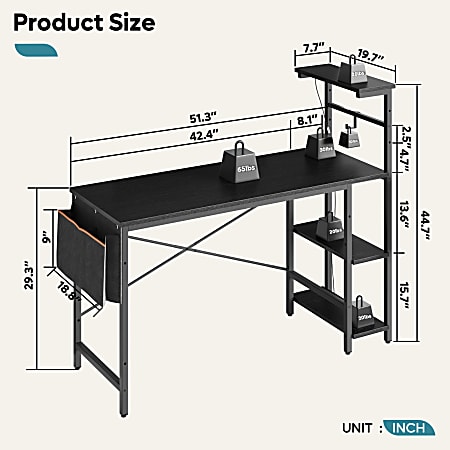 Tiered gaming desk store