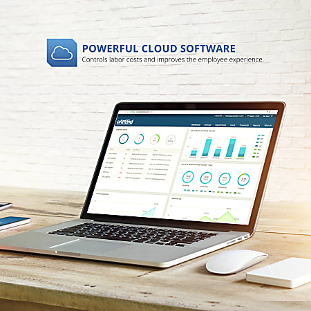 uAttend BN6000 Biometric Time Clock With LAN Connection For Fingerprint ...