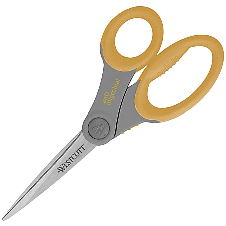 Westcott Hard Handle Scissors With Antimicrobial Protection 8 Pointed ...