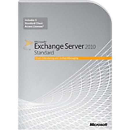 Microsoft Exchange Server 2010 Standard Edition 64 bit Complete Product ...