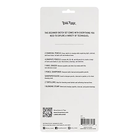 Brea Reese 12 Piece Beginners Sketching Set - Office Depot