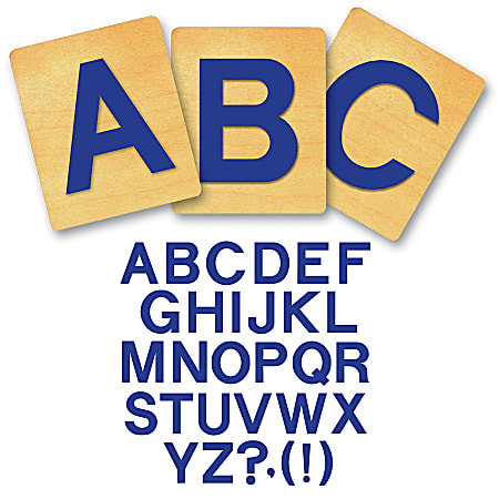 Ellison Prestige SureCut Alphabet Set 4 Block Capital Letters - Office ...
