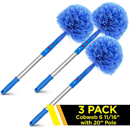 Gritt Commercial Cobweb Duster Brush With Pole 6 1116 Brush20 Pole ...