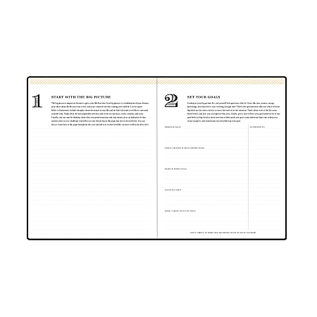 Planning Calendar DD Black FL 8x10 AY26 27 Bookbound - Office Depot