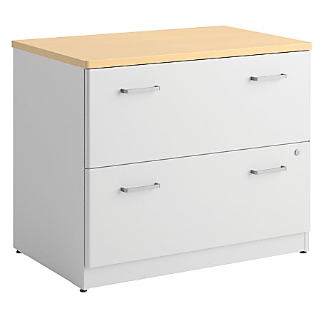 BBF Sector 2 Drawer Lateral File 29 1116 H x 30 W x 19 12 D Natural ...