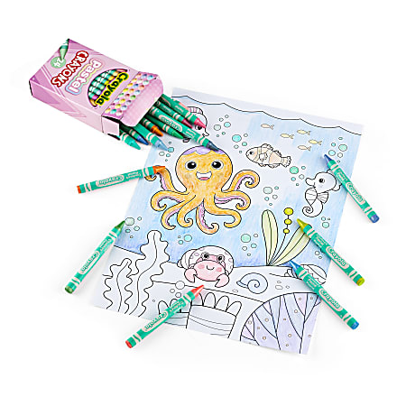 Crayola Crayons Pastel Pack Of 24 Crayons - Office Depot
