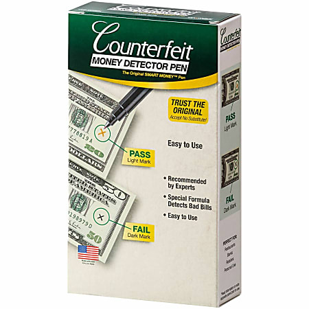 Dri Mark Counterfeit Detector Pens Pack Of 12 - Office Depot