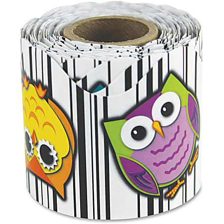 owl border paper