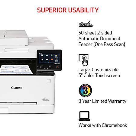 Canon imageCLASS MF656Cdw Wireless Laser All In One Color Printer ...