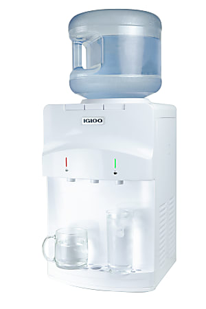 Igloo IWCTT353CRHWH Top Load Water Dispenser 35 Gallon White - Office Depot