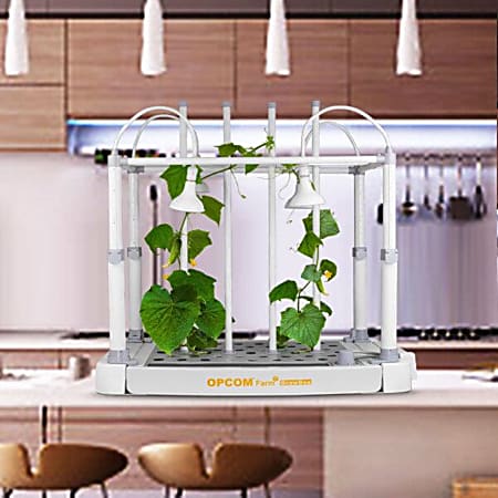 OPCOM Grow Box Hydroponic DFT System 42 x 41 716 White - Office Depot