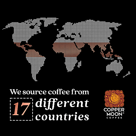 Copper Moon Coffee Ground Medium Roast Costa Rican Blend 12 Oz - Office ...