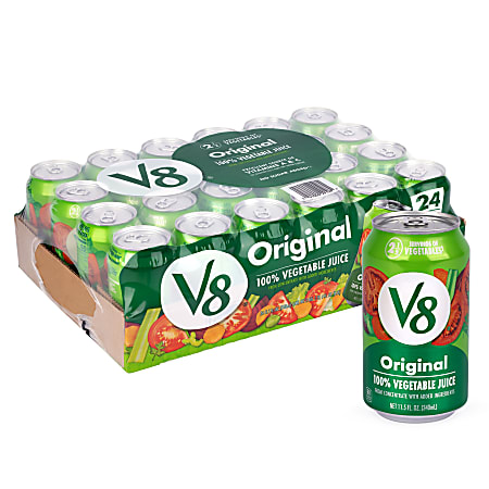 V8 Original Vegetable Juice 11.5 oz 24 Count - Office Depot