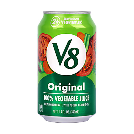 V8 Original Vegetable Juice 11.5 oz 24 Count - Office Depot