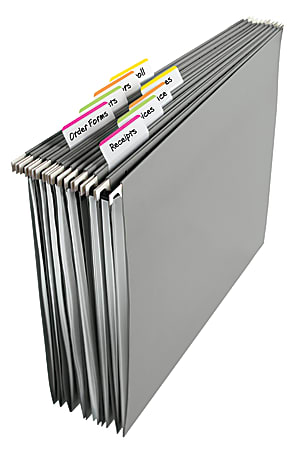 Post it Filing Tabs 2 in. x 1.5 in. Pack of 24 Tabs - Office Depot