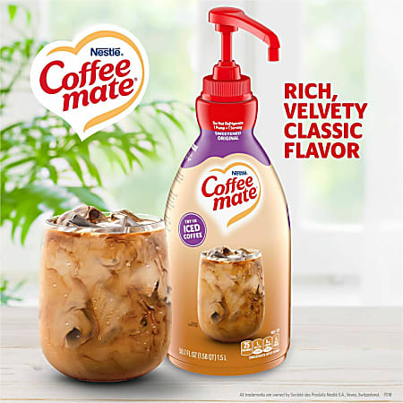 Nestl Coffee mate Liquid Creamer Original Flavor 50.72 Oz Multiple ...