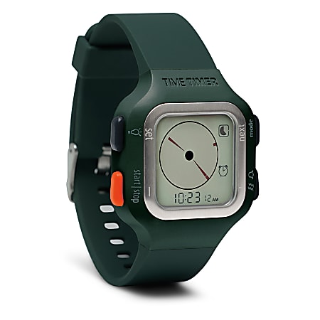 Time Timer Watch Large Sequoia Green - Office Depot
