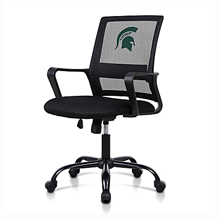 Imperial NCAA Mesh Mid Back Task Chair Michigan State University ...