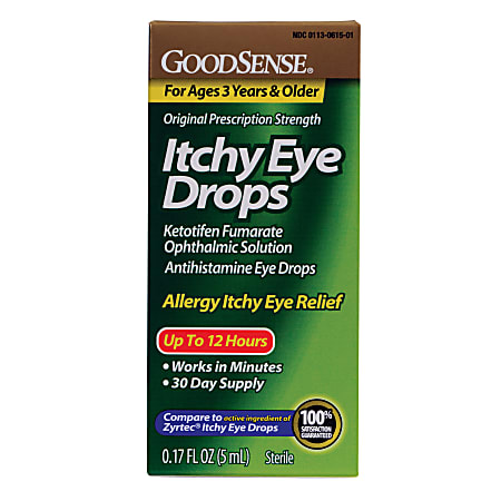 GoodSense® Itchy Eye Drops, 0.17 Oz