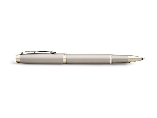 Parker IM Monochrome RollerBall Pen Champagne Finish and Trims Fine ...